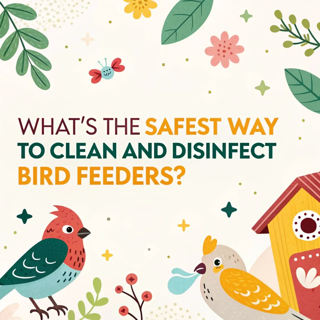 What's the Safest Way to Clean and Disinfect Bird Feeders?