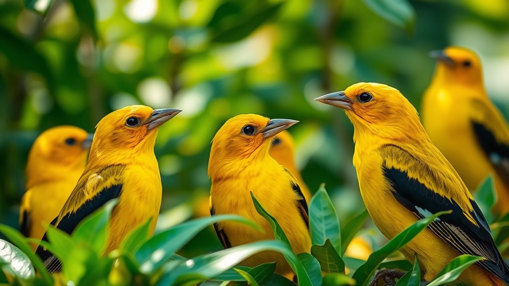 Yellow Birds With Black Wings: Species Identification Guide